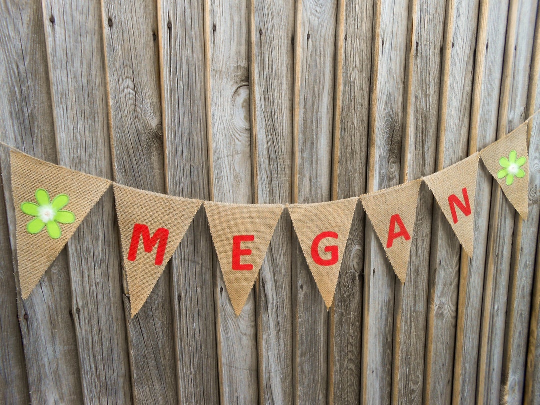 Custom Banner Personalized Name Banner Custom Name Banner Nursery ...