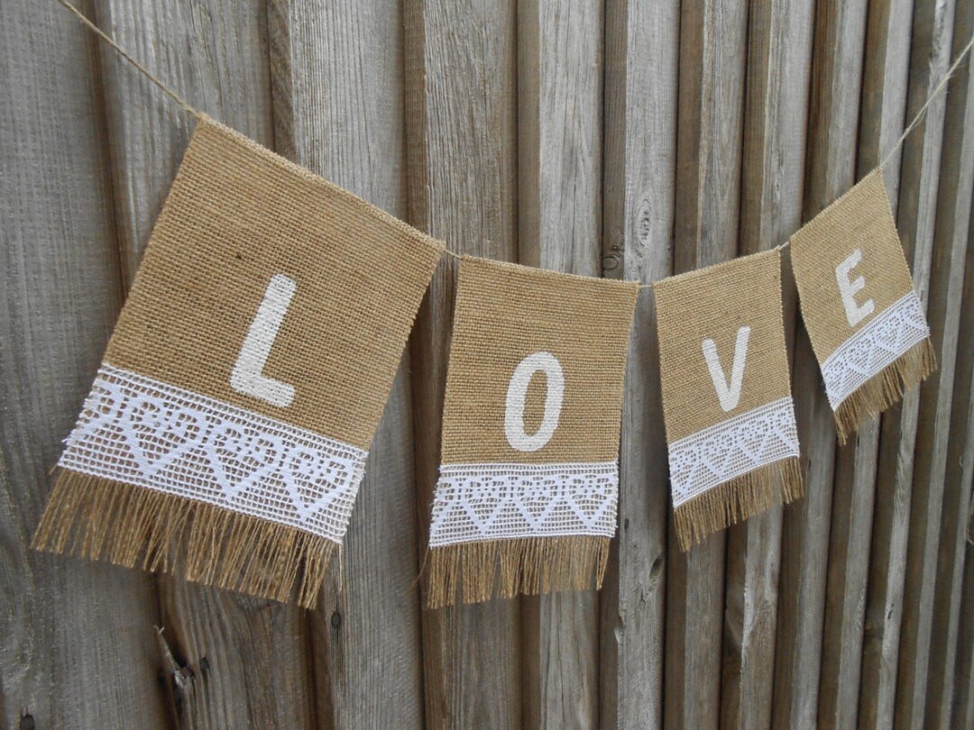 Love Wedding Banner Love Banner Love Bunting Valentines Day Decor ...