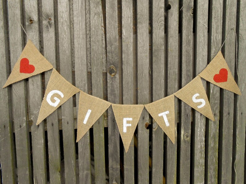 Gift Banner Party Gifts Banner Wedding Gifts Sign Party Decor - Etsy