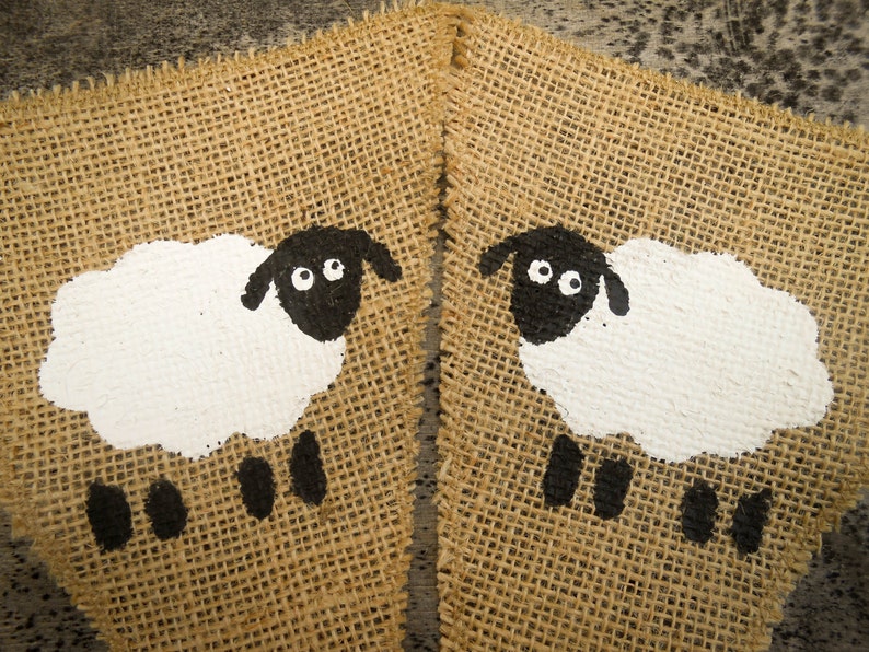 Lamb Banner Sheep Banner Sheep Nursery Banner Easter Banner Lamb ...