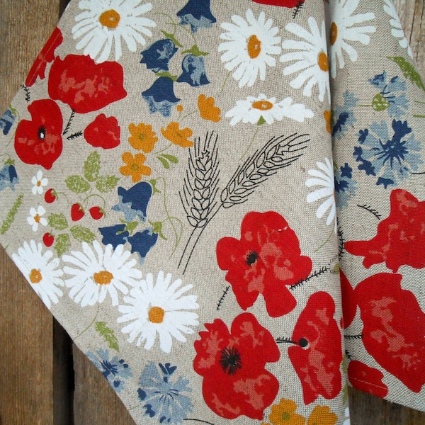 Poppy Towel - Etsy