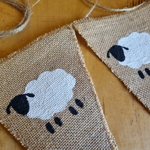 Sheep Banner Lamb Banner Easter Banner Lamb Bunting Nursery Banner Baby ...