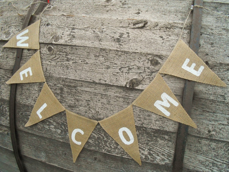 Welcome Banner Welcome Bunting Welcome Garland Bridal Shower - Etsy