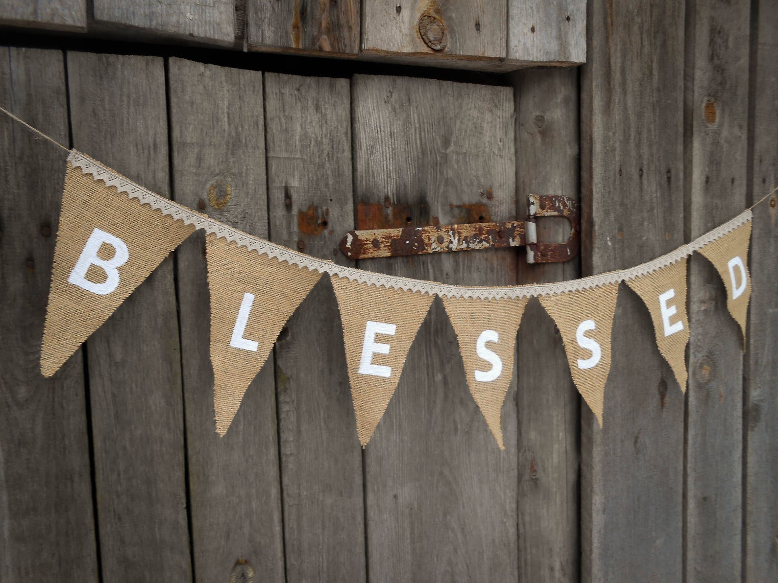 Blessed Banner Blessed Bunting Blessed Garland Thanksgiving Banner ...