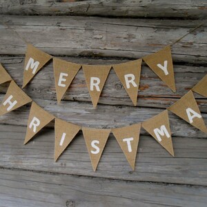 Merry Christmas Garland Holiday Banner Christmas Decor Holiday Decor ...