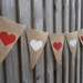 Heart Banner Valentines Day Decor Valentines Banner Heart - Etsy