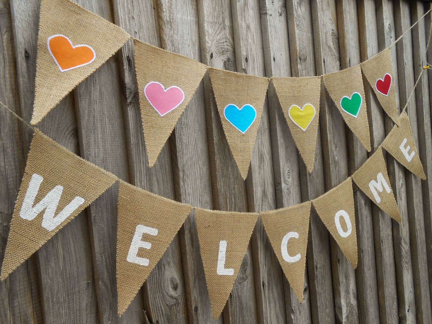 Welcome Banner Wedding Banner Welcome Sign Burlap Banner - Etsy