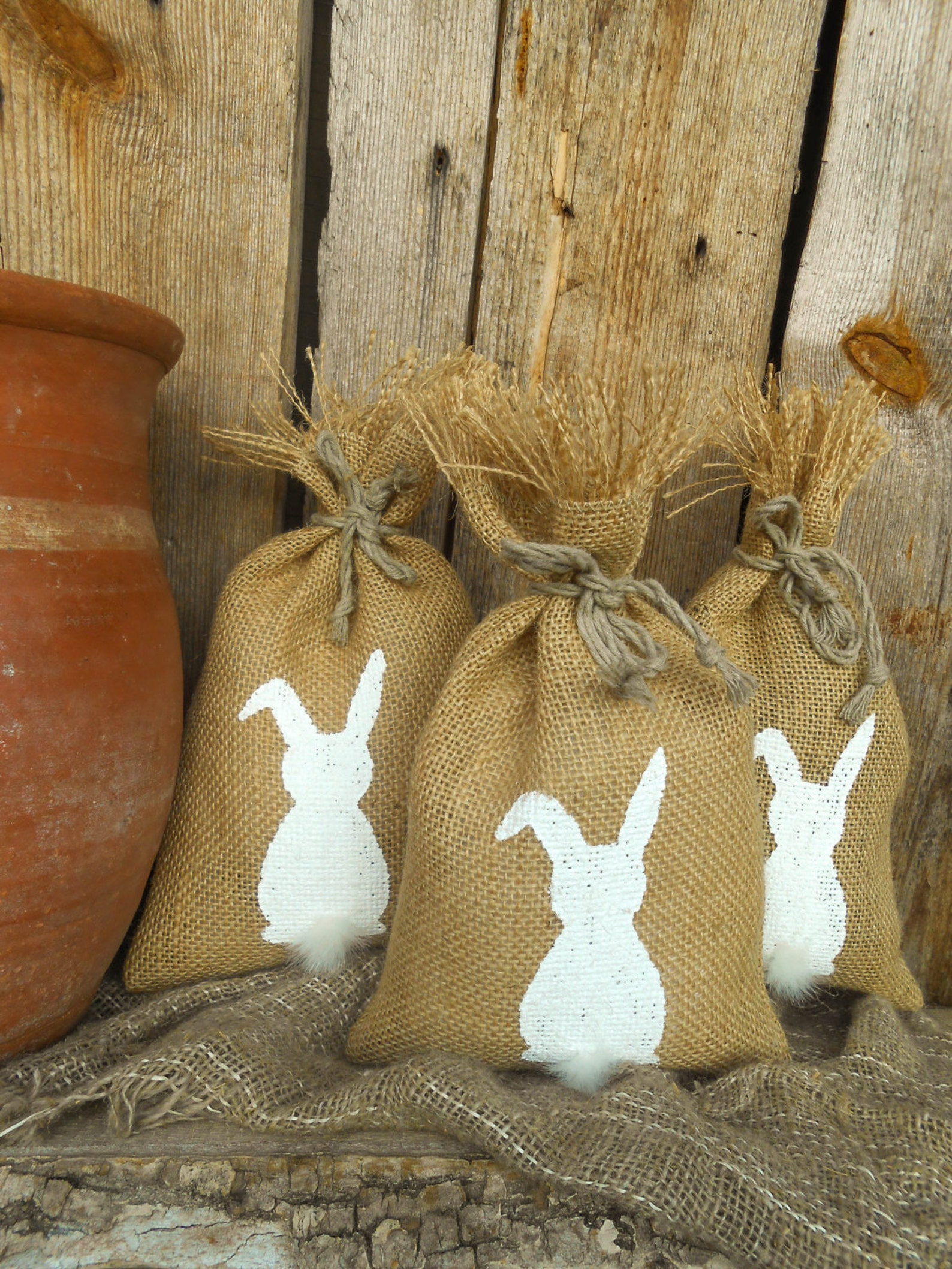 Easter Bunny Gift Bag Easter Gift Bag Treat Bag Easter Basket - Etsy