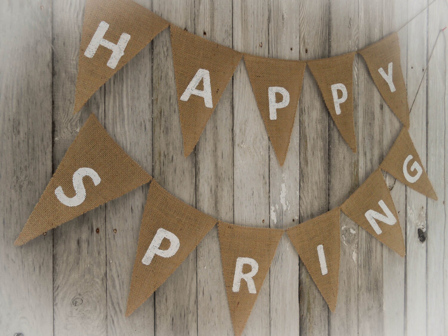 Happy Spring Banner Spring Garland Spring Bunting Spring Decor | Etsy