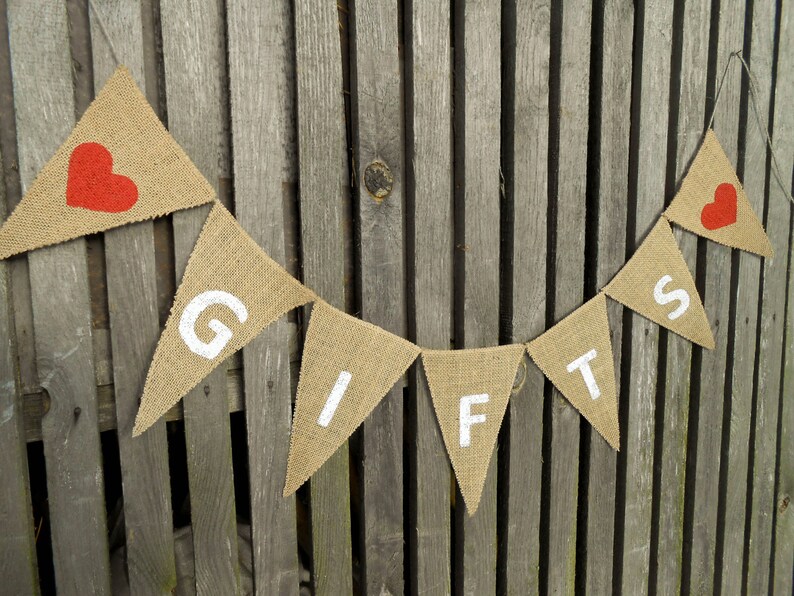 Gift Banner Party Gifts Banner Wedding Gifts Sign Party Decor - Etsy