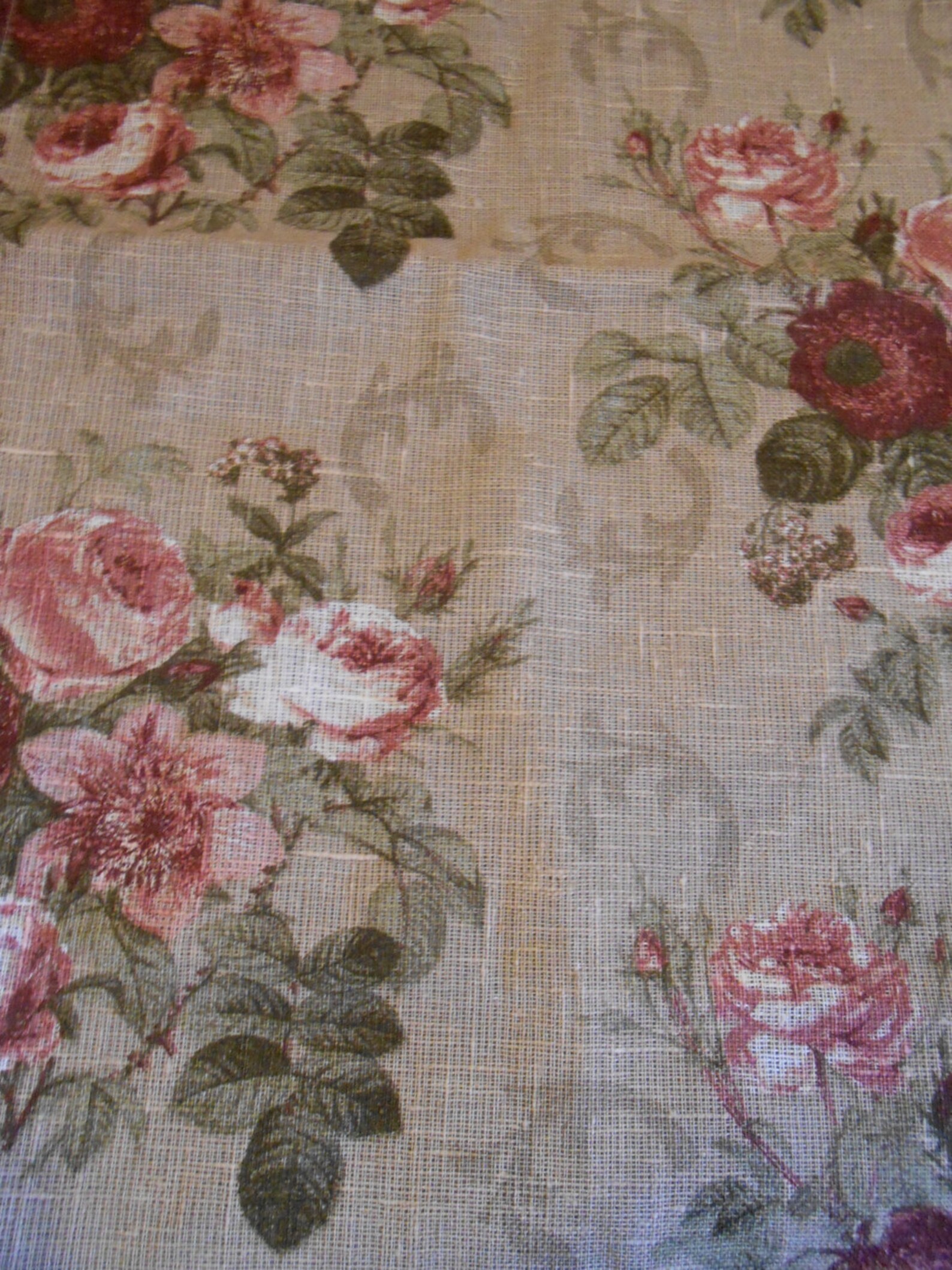 Shabby Roses Towel Shabby Chic Towel Tea Towel Kitchen Towel | Etsy