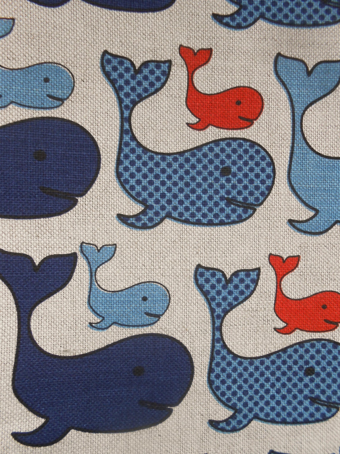 Kitchen Towel Sea Tea Towel Linen Towel Whale Towel Fish Towel | Etsy