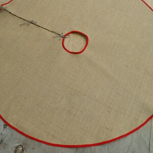 Tree Skirt Burlap Tree Skirt Christmas Tree Skirt Rustic Christmas ...