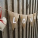 Valentines Day Decor Valentines Day Bunting Love Banner - Etsy