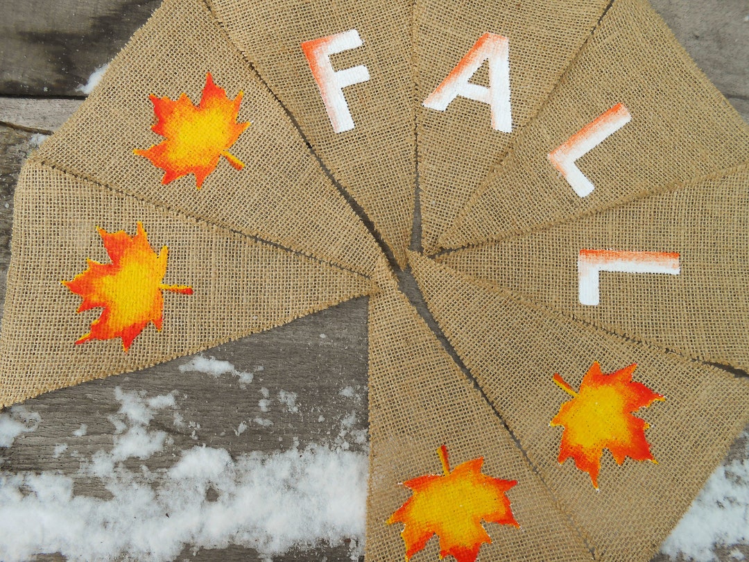 Autumn Banner Fall Banner Maple Leaf Banner Maple Banner Autumn Leaves ...