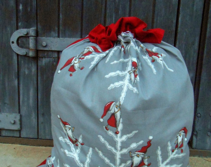 Christmas Sack Santa Sack Large Sack Large Santa Sack - Etsy