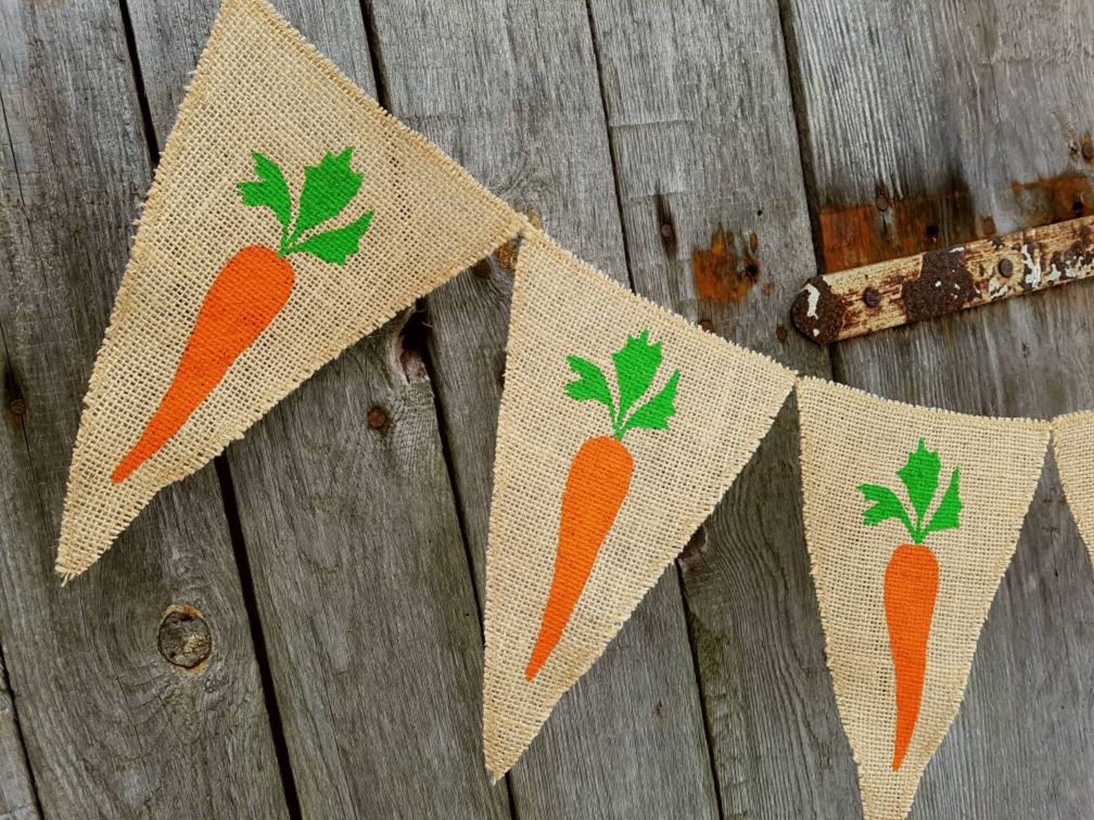 Carrot Banner Spring Decor Easter Banner Vegan Food Decor - Etsy