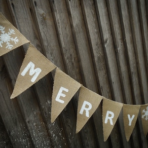 Merry Christmas Banner Christmas Garland Holiday Banner Christmas Decor ...