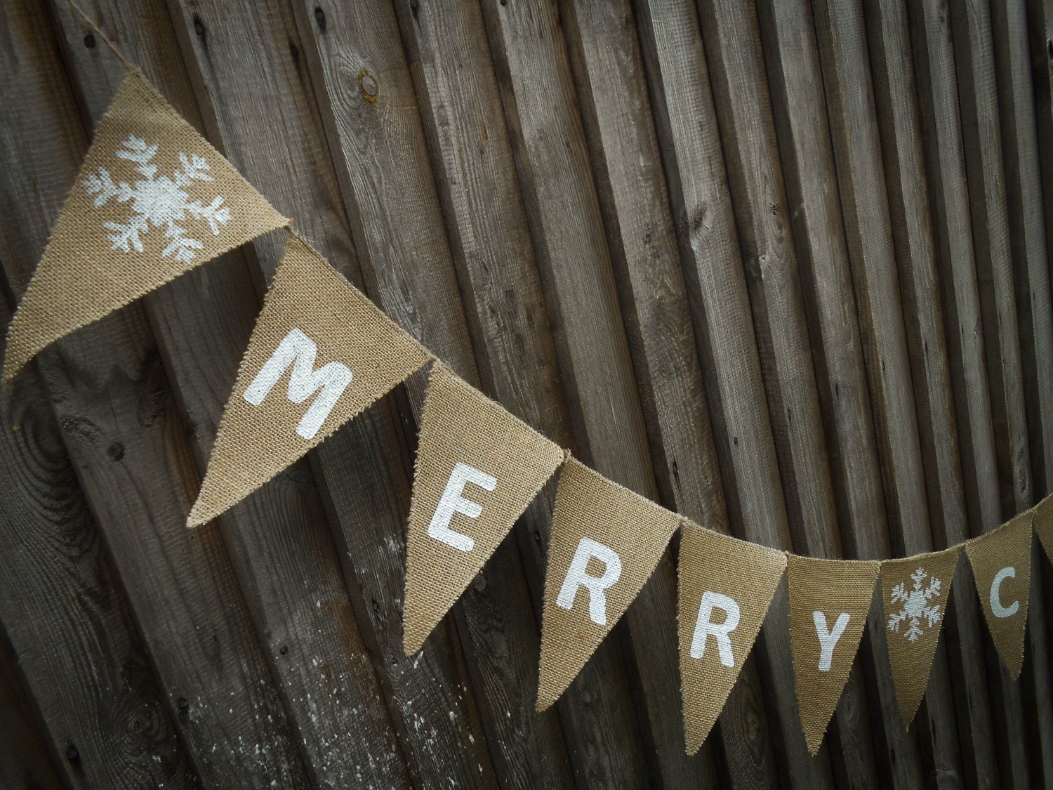 Merry Christmas Banner Christmas Garland Holiday Banner - Etsy