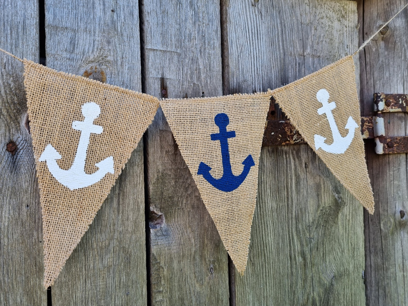 Anchor Decor Nautical Decor Beach Decor Anchor Bunting Anchor Banner ...