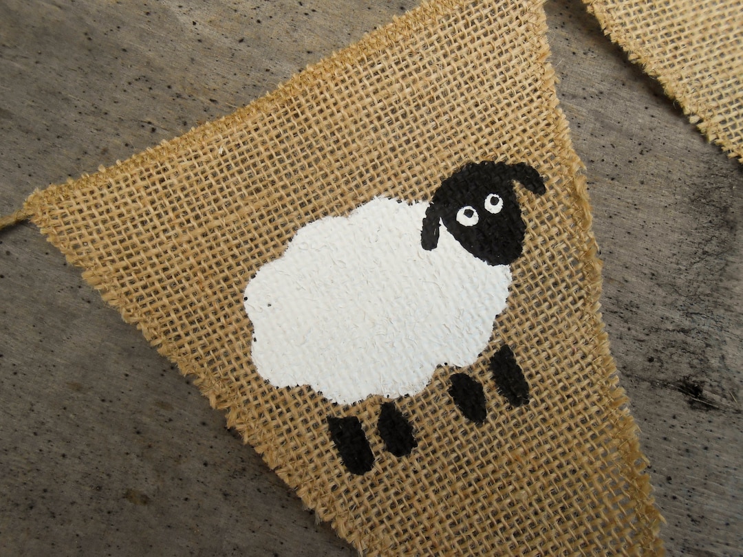 Lamb Banner Sheep Banner Sheep Nursery Banner Easter Banner Lamb ...