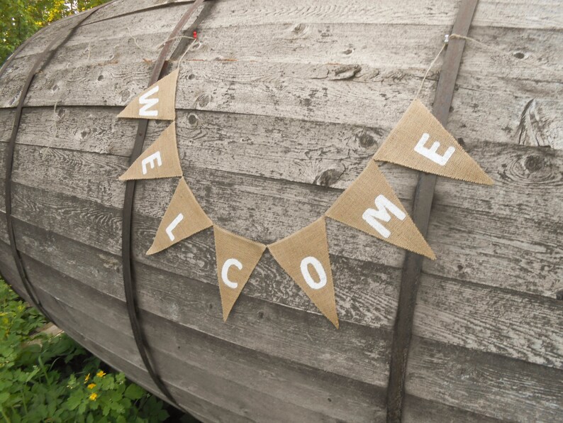 Welcome Banner Welcome Bunting Welcome Garland Bridal Shower - Etsy