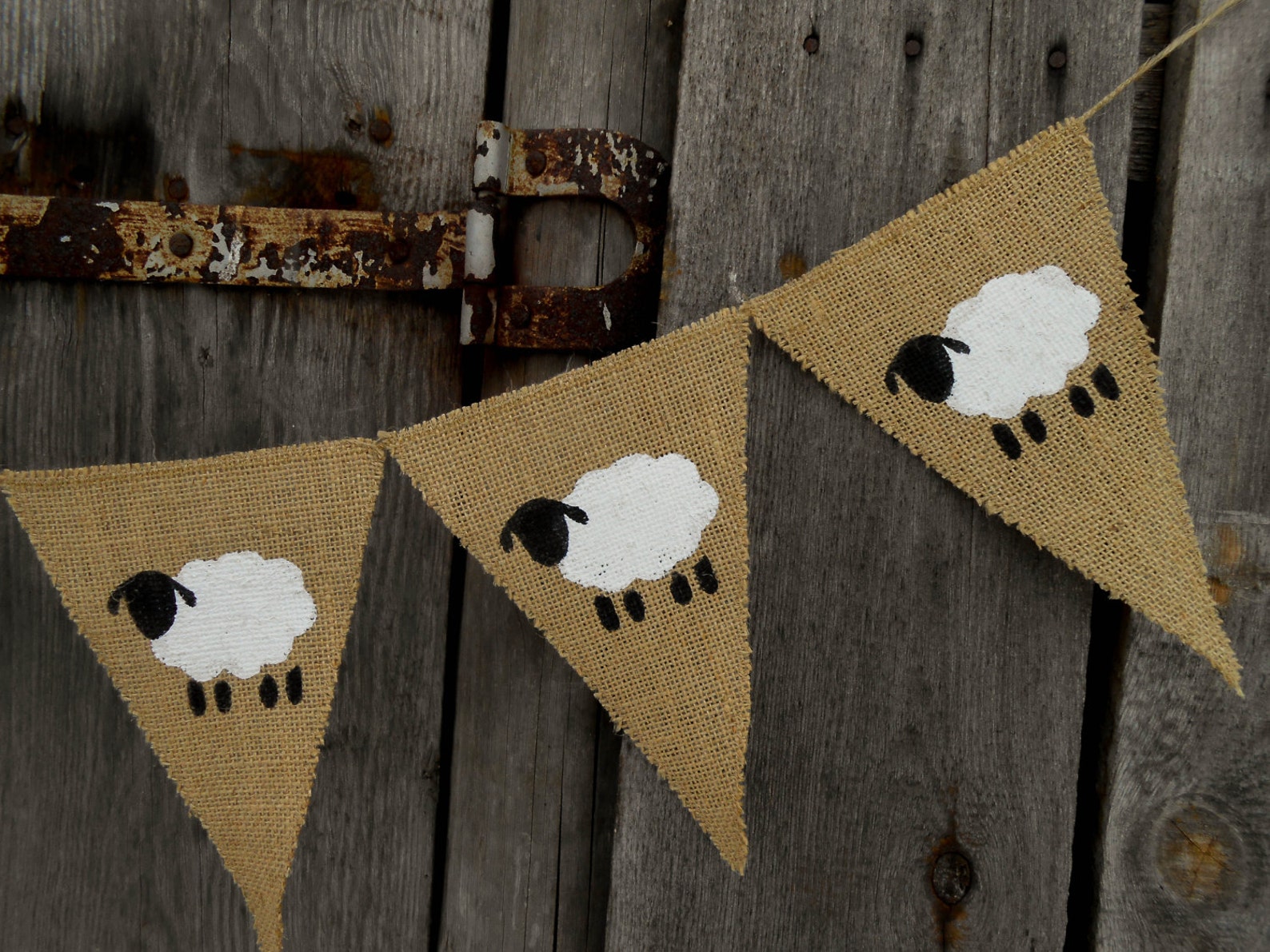 Sheep Banner Lamb Banner Easter Banner Lamb Bunting Nursery Banner Baby ...