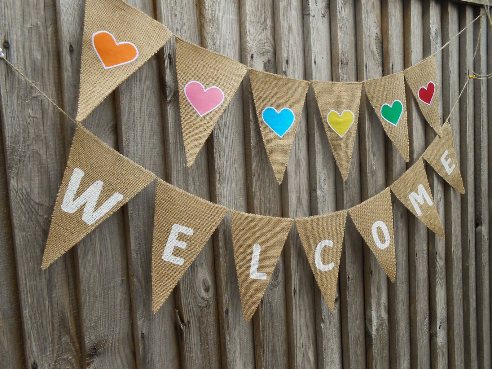 Welcome Banner Wedding Banner Welcome Sign Burlap Banner - Etsy