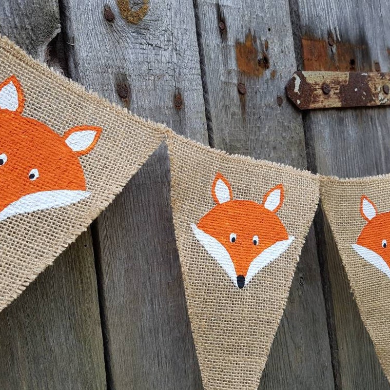 Woodland Bunting - Etsy