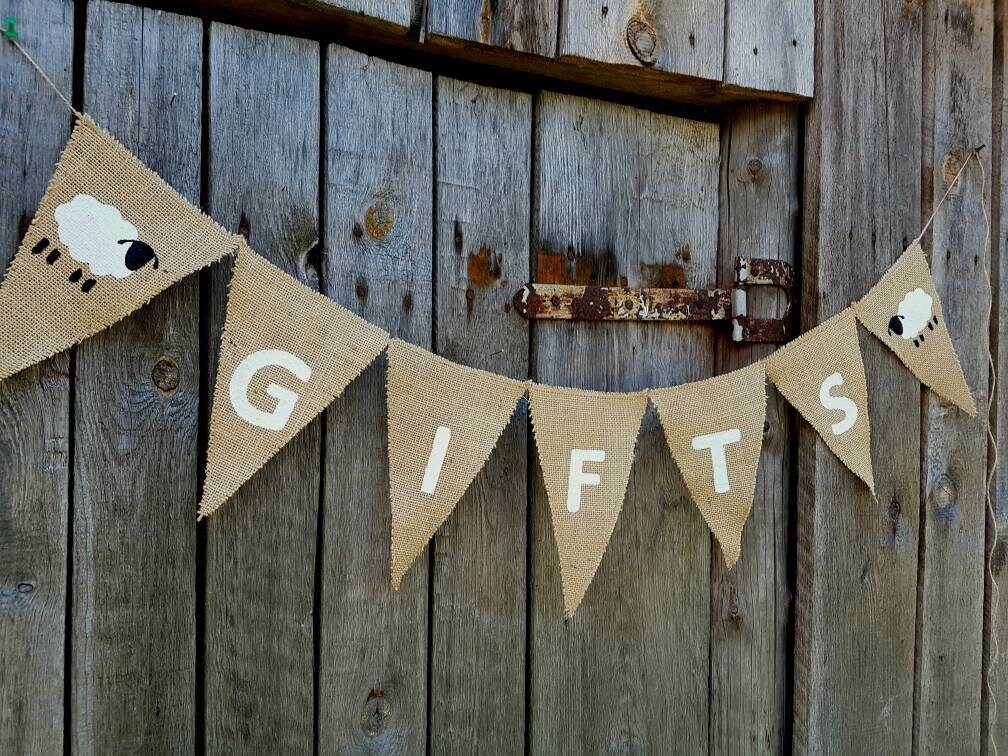Sheep Banner Lamb Banner Easter Banner Lamb Bunting Nursery Banner Baby ...