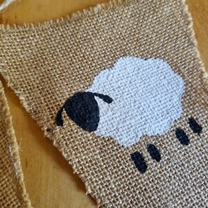 Sheep Banner Lamb Banner Easter Banner Lamb Bunting Nursery Banner Baby ...