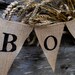 Boo Banner Halloween Banner Halloween Bunting Halloween - Etsy