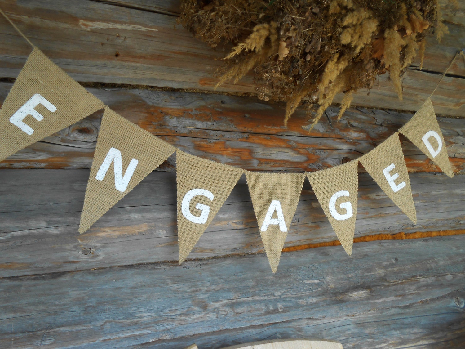 Engagement Banner Bridal Engaged Banner Engaged Sign | Etsy