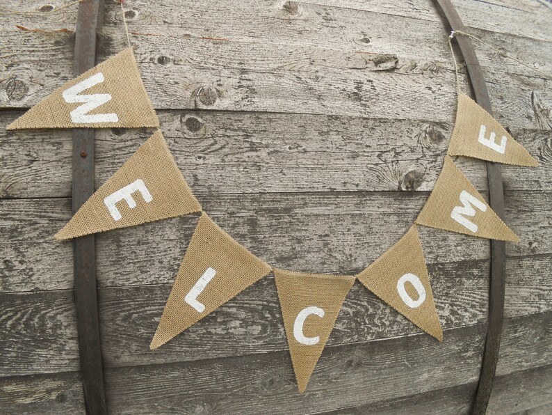 Welcome Banner Welcome Bunting Welcome Garland Bridal Shower - Etsy