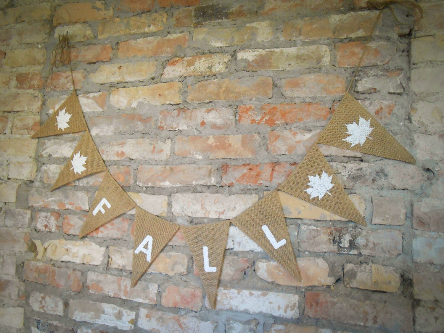Fall Banner Fall Bunting Fall Garland Autumn Decor - Etsy