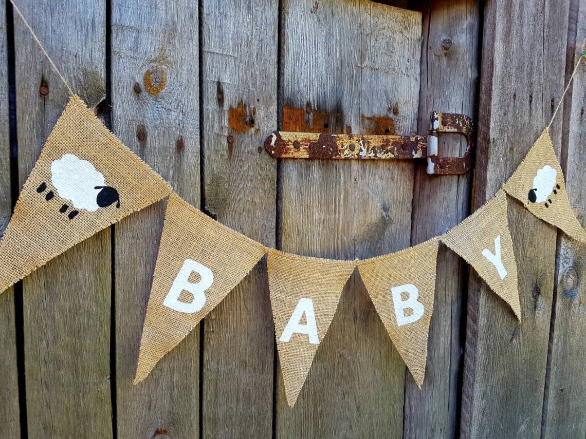 Sheep Banner Lamb Banner Easter Banner Lamb Bunting Nursery - Etsy ...