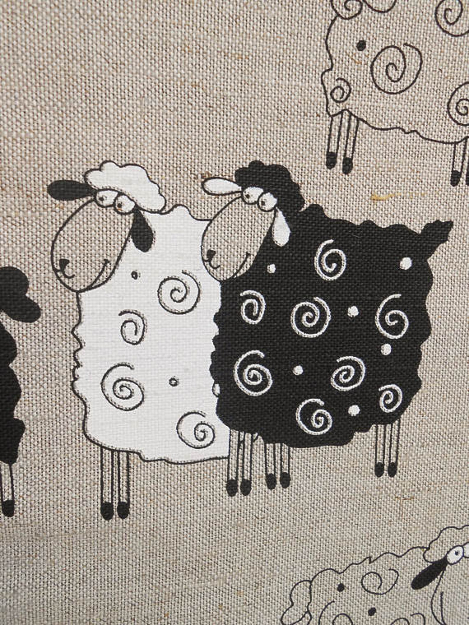 Sheep Tea Towel British Sheep Breeds Linen Towel Kitchen Towel Gift for ...