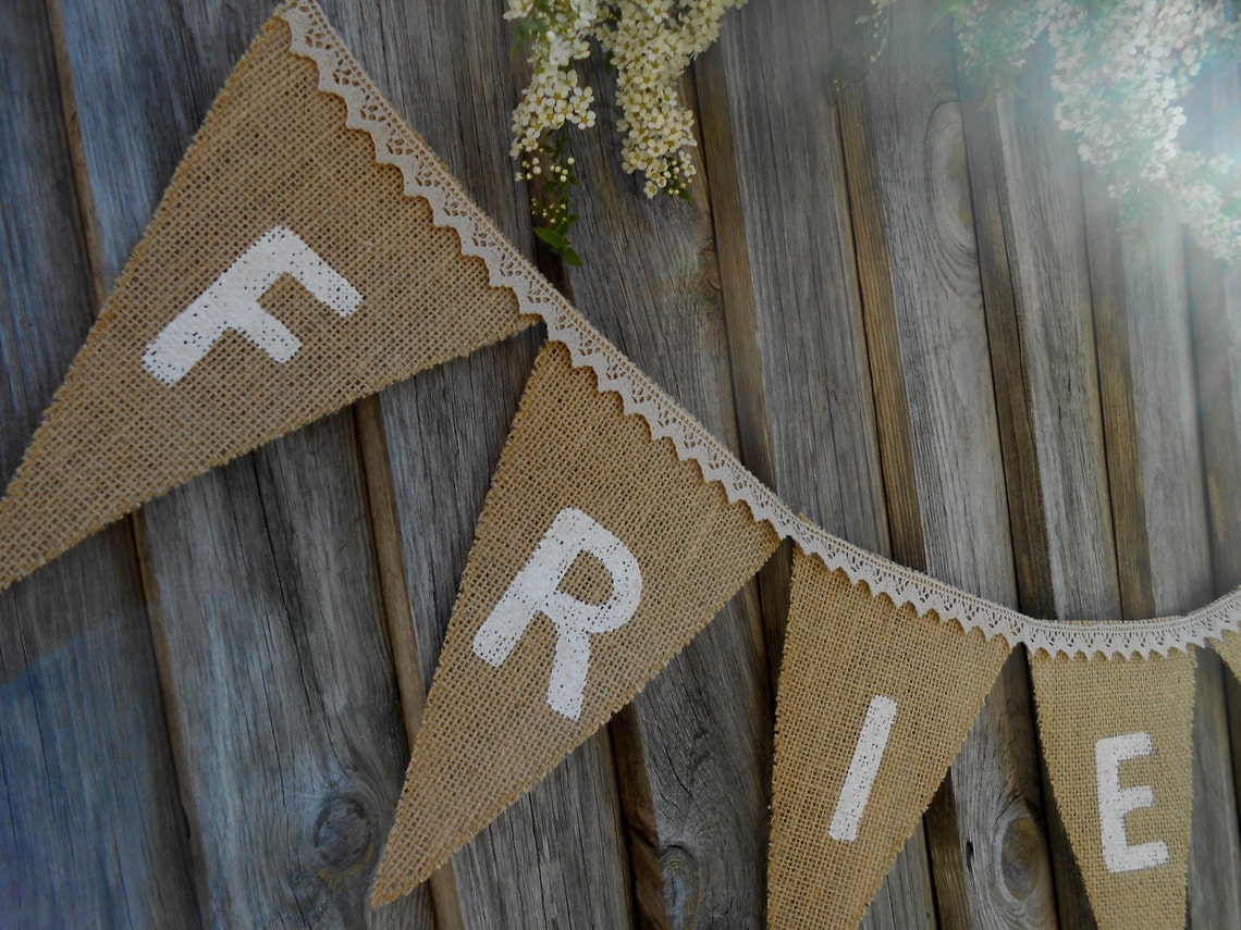 Party Banner Friends Bunting Friends Banner Wedding Banner Birthday ...