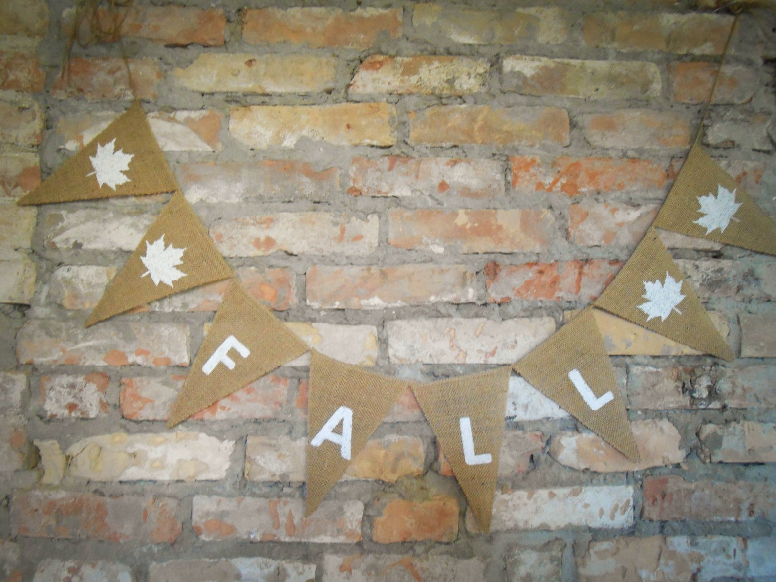 Fall Banner Fall Bunting Fall Garland Autumn Decor Thanksgiving Decor ...