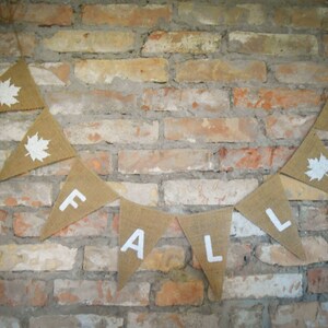 Fall Banner Fall Bunting Fall Garland Autumn Decor Thanksgiving Decor ...