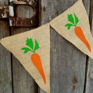 Carrot Banner Spring Decor Easter Banner Vegan Food Decor Easter ...