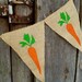 Carrot Banner Spring Decor Easter Banner Vegan Food Decor Easter ...