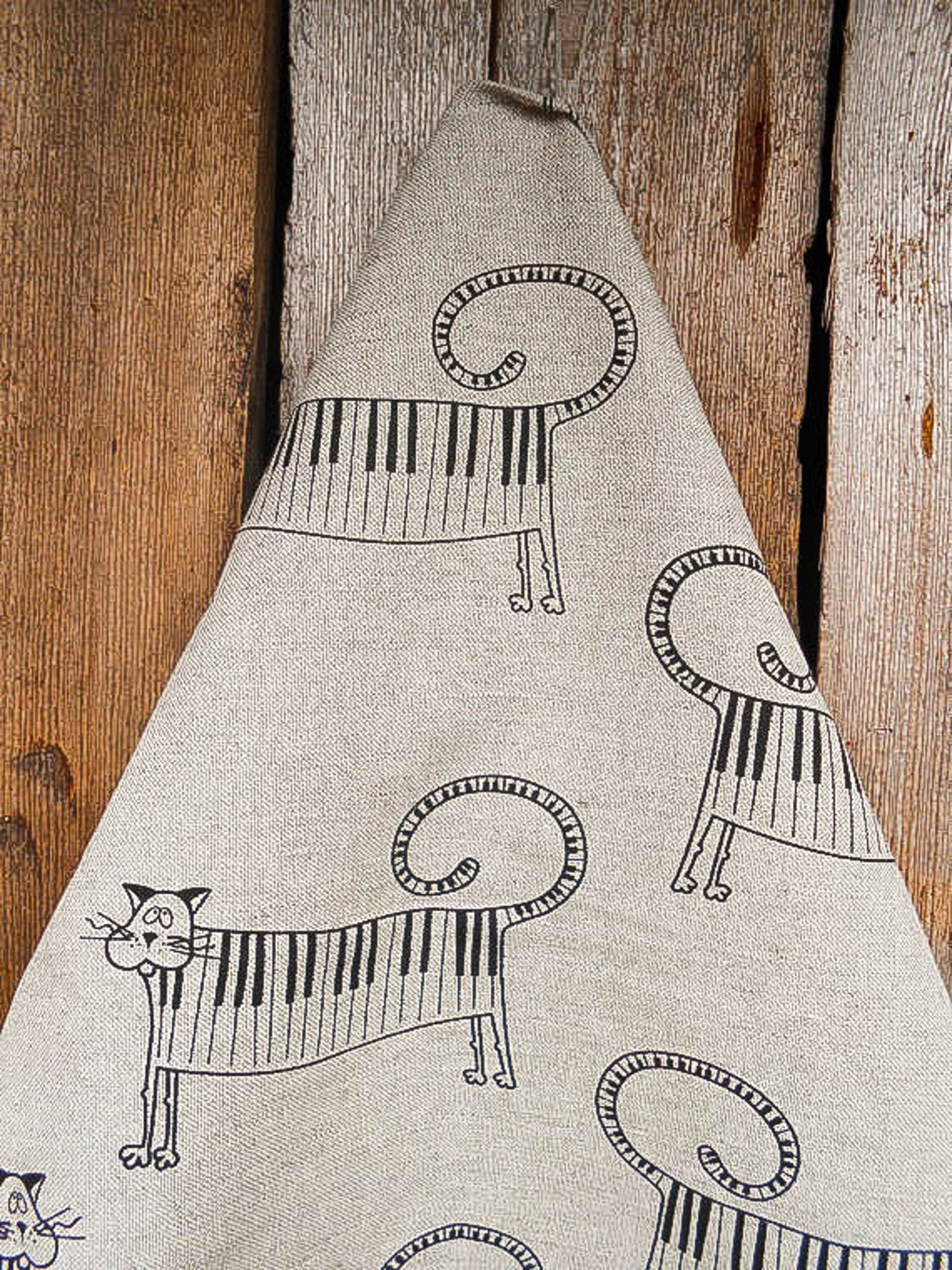 Cat Towel Cat Tea Towel Linen Towel Kitchen Towel Dish Towel - Etsy