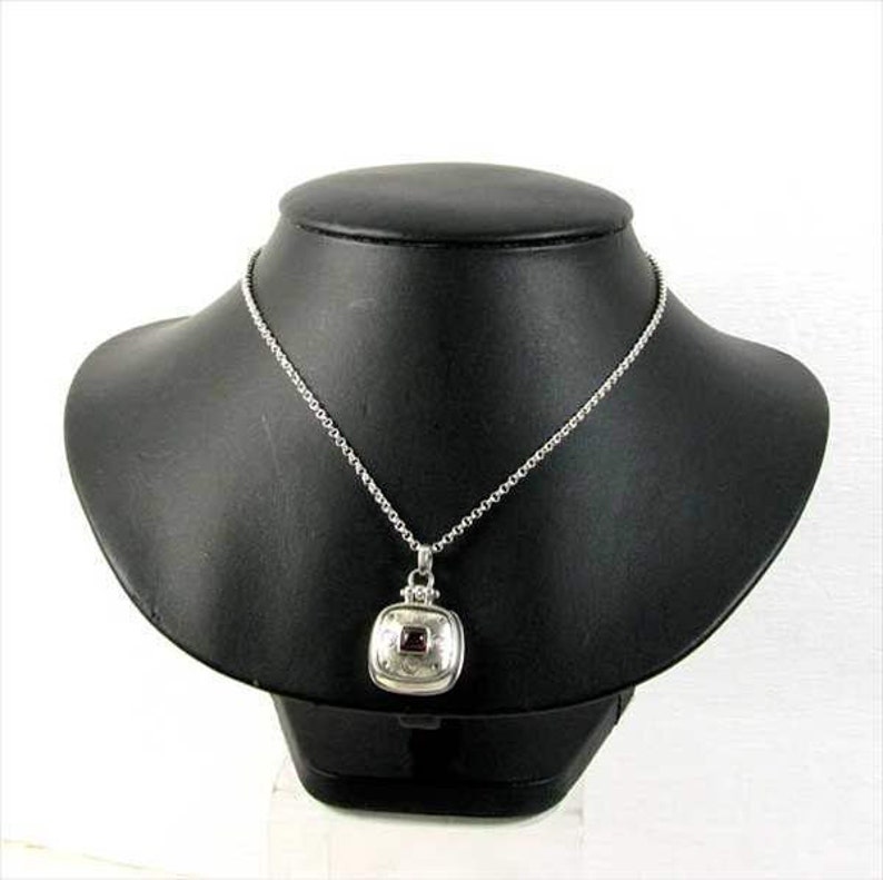 Silver Rounded Square 1 Picture Locket - Etsy