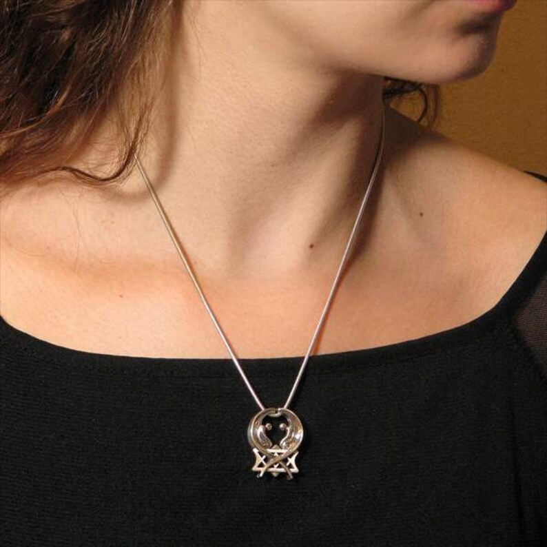 Sterling Silver Ark of the Covenant Necklace - Etsy