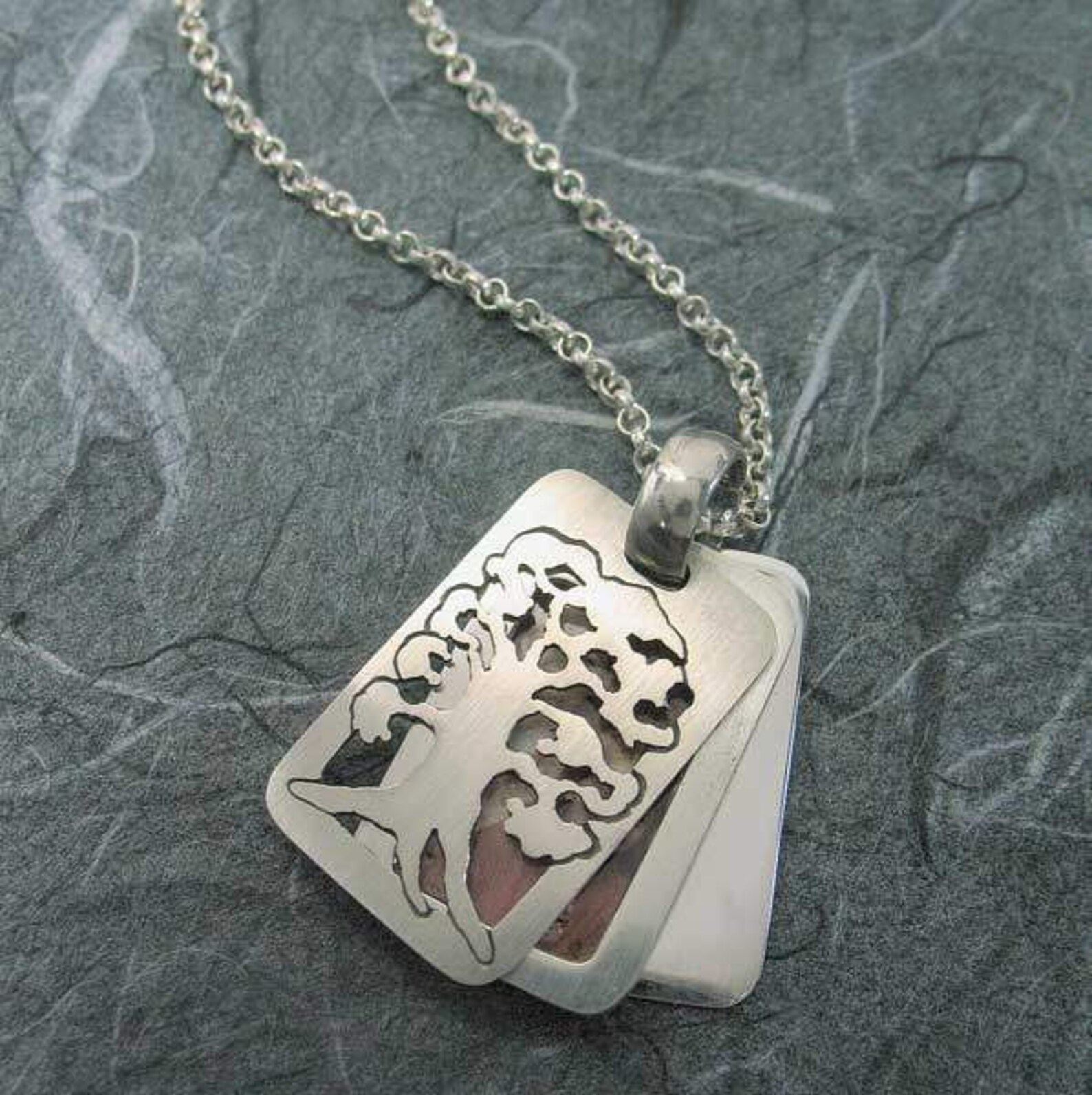Silver Tree of Life Rectangular 2 Pictures Locket - Etsy