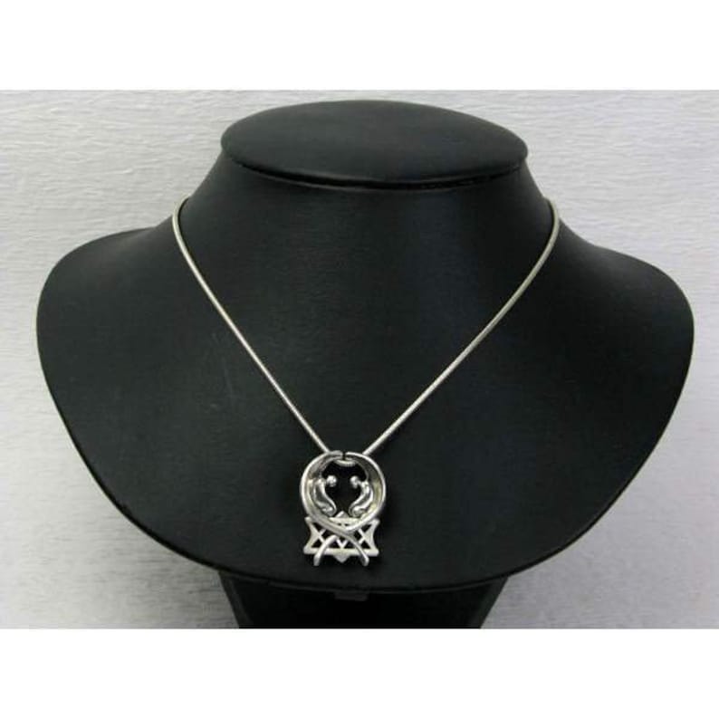 Sterling Silver Ark of the Covenant Necklace - Etsy