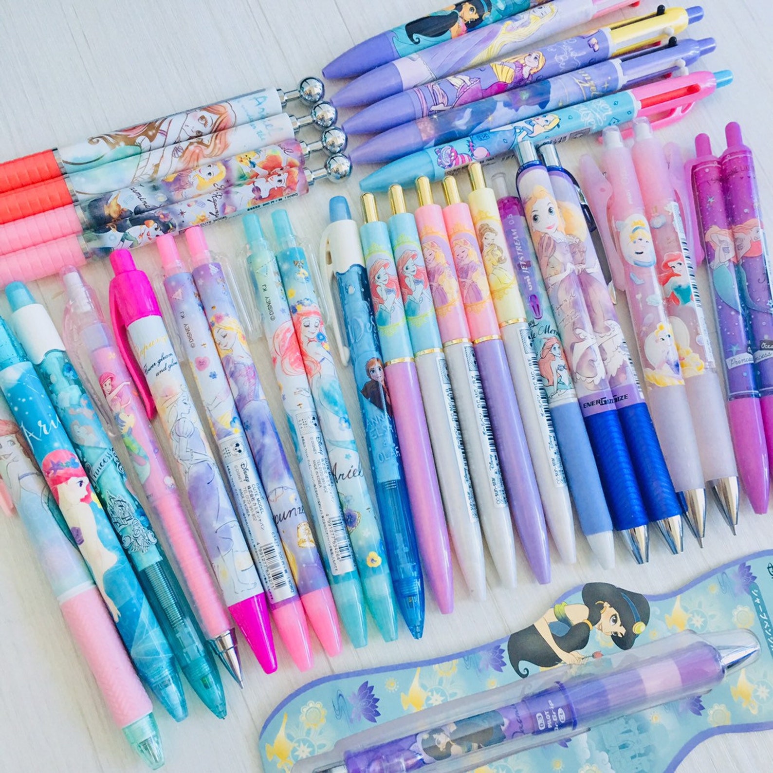 Japan Disney Princess Pencil Cute Ariel Alice Jasmine - Etsy