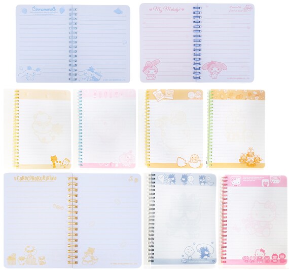 Japan Notebook Paper Notepad Kuromi Pochacco Hello Kitty Cinnamoroll ...