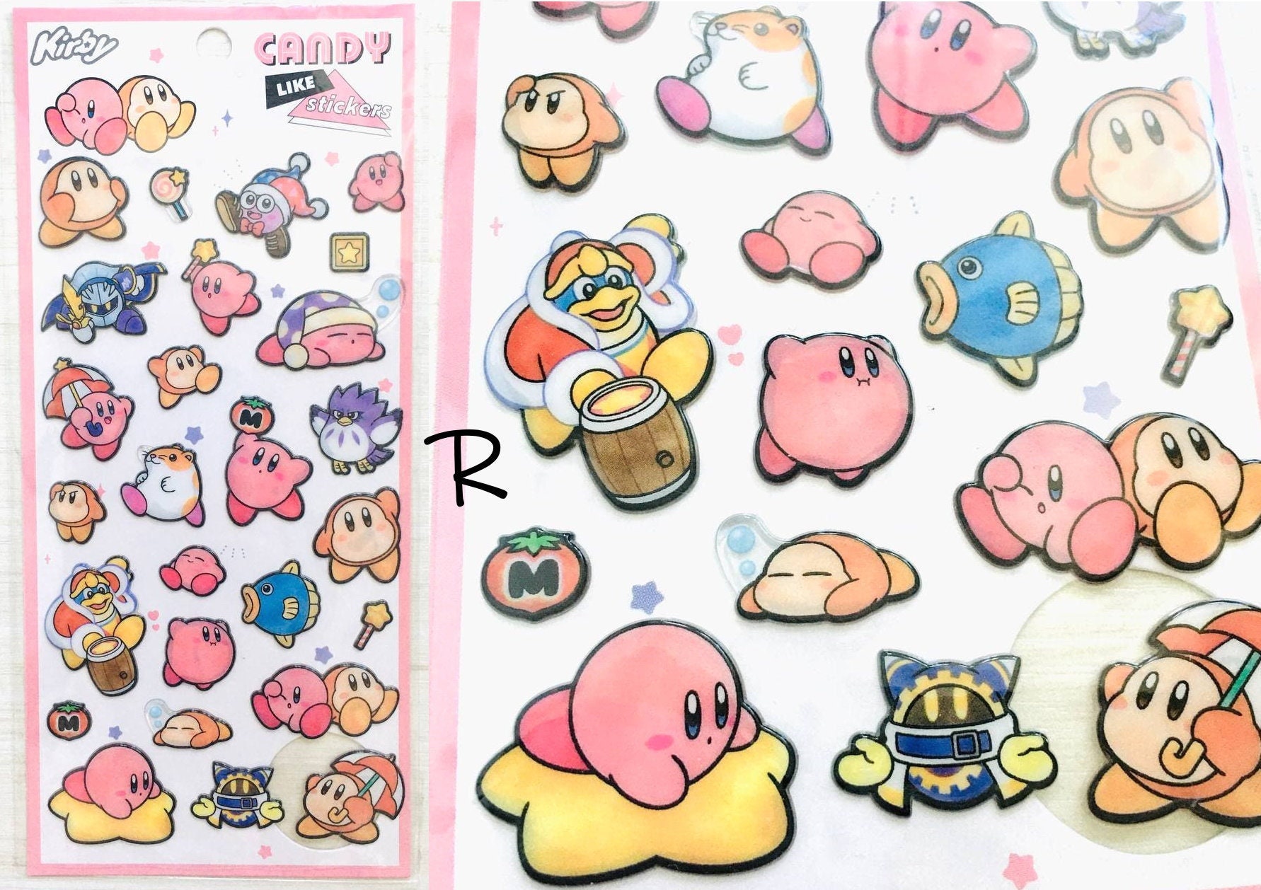 Kirby Sticker Pack Materials Labels, Stickers & Tags Paper, Party ...